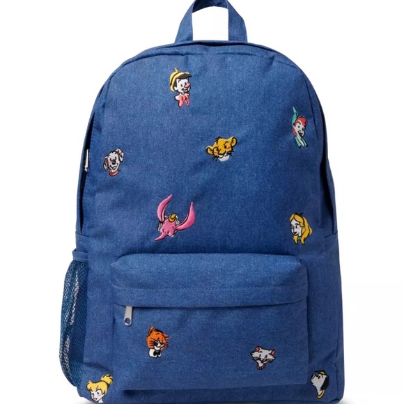 Disney | Bags | Disney Characters Denim Backpack | Poshmark